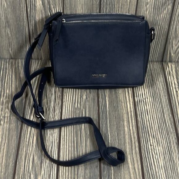 Nine West | Bags | Nine West Crossbody Bag Purse Faux Leather Designer ...